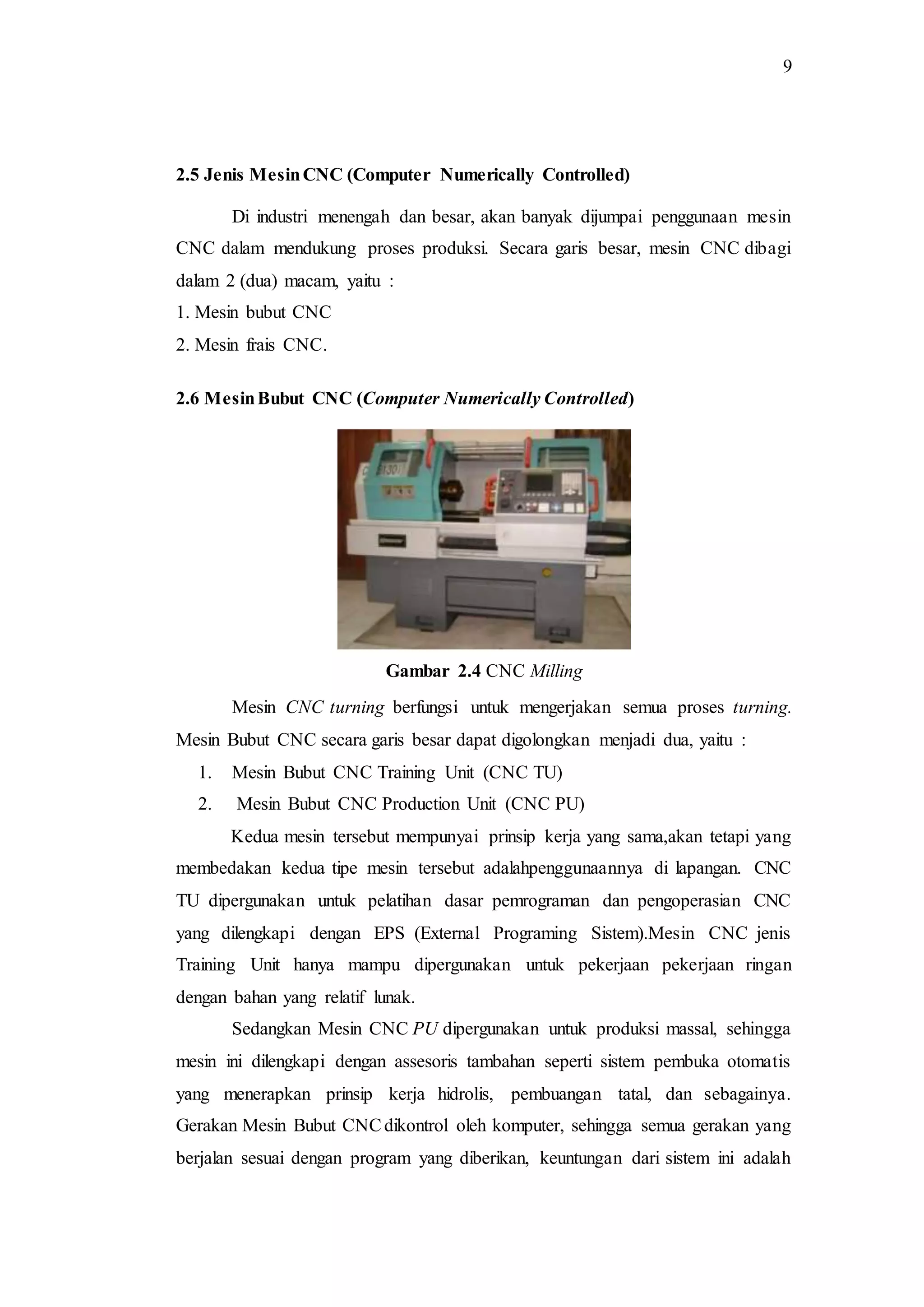 LAPORAN CNC MILLING DAN TURNING TEKNIK MESIN UNIVERSITAS RIAU | DOCX