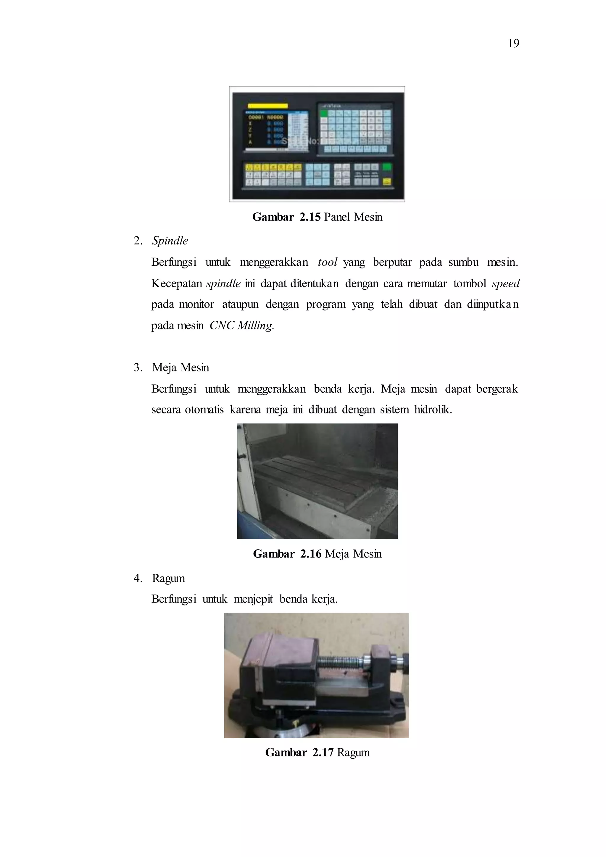 LAPORAN CNC MILLING DAN TURNING TEKNIK MESIN UNIVERSITAS RIAU | DOCX