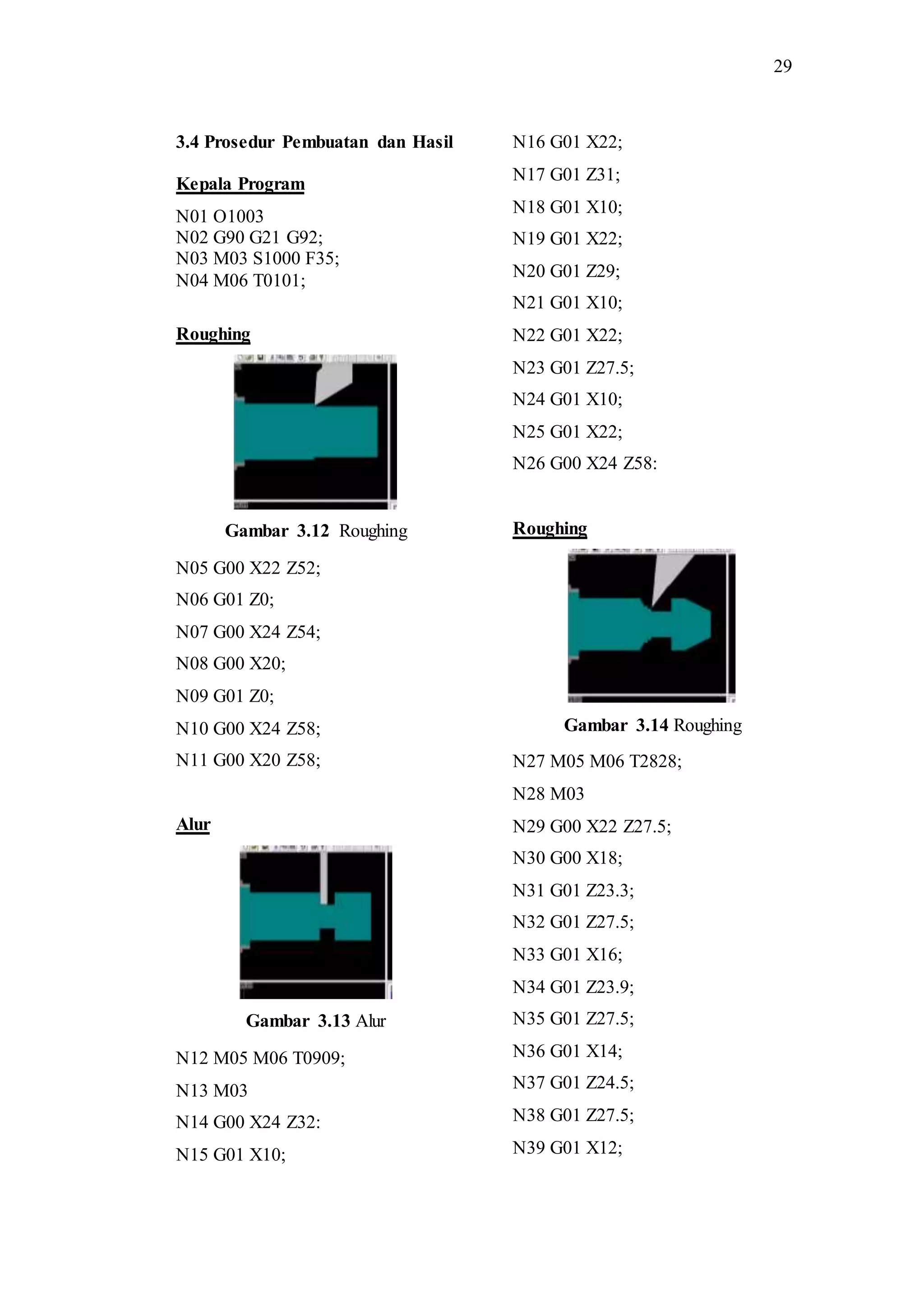LAPORAN CNC MILLING DAN TURNING TEKNIK MESIN UNIVERSITAS RIAU | DOCX