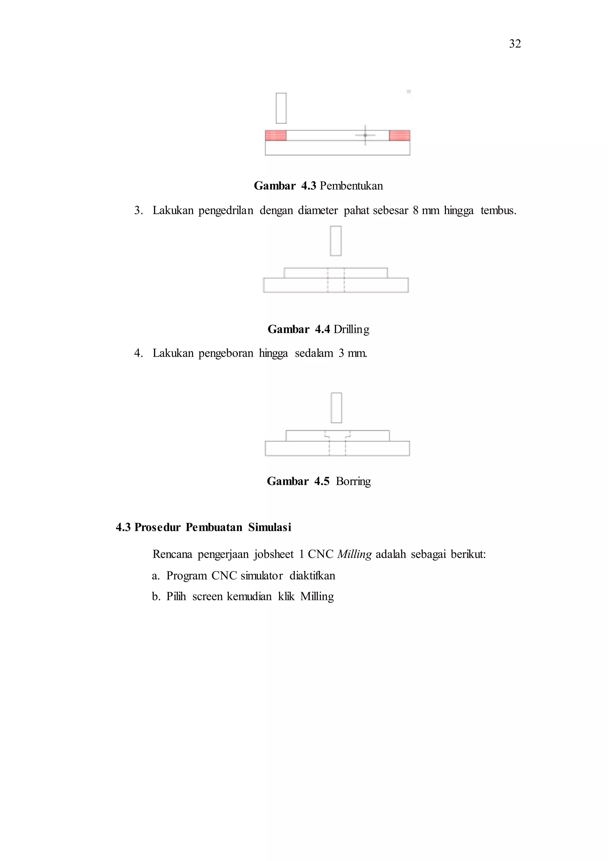 LAPORAN CNC MILLING DAN TURNING TEKNIK MESIN UNIVERSITAS RIAU | DOCX