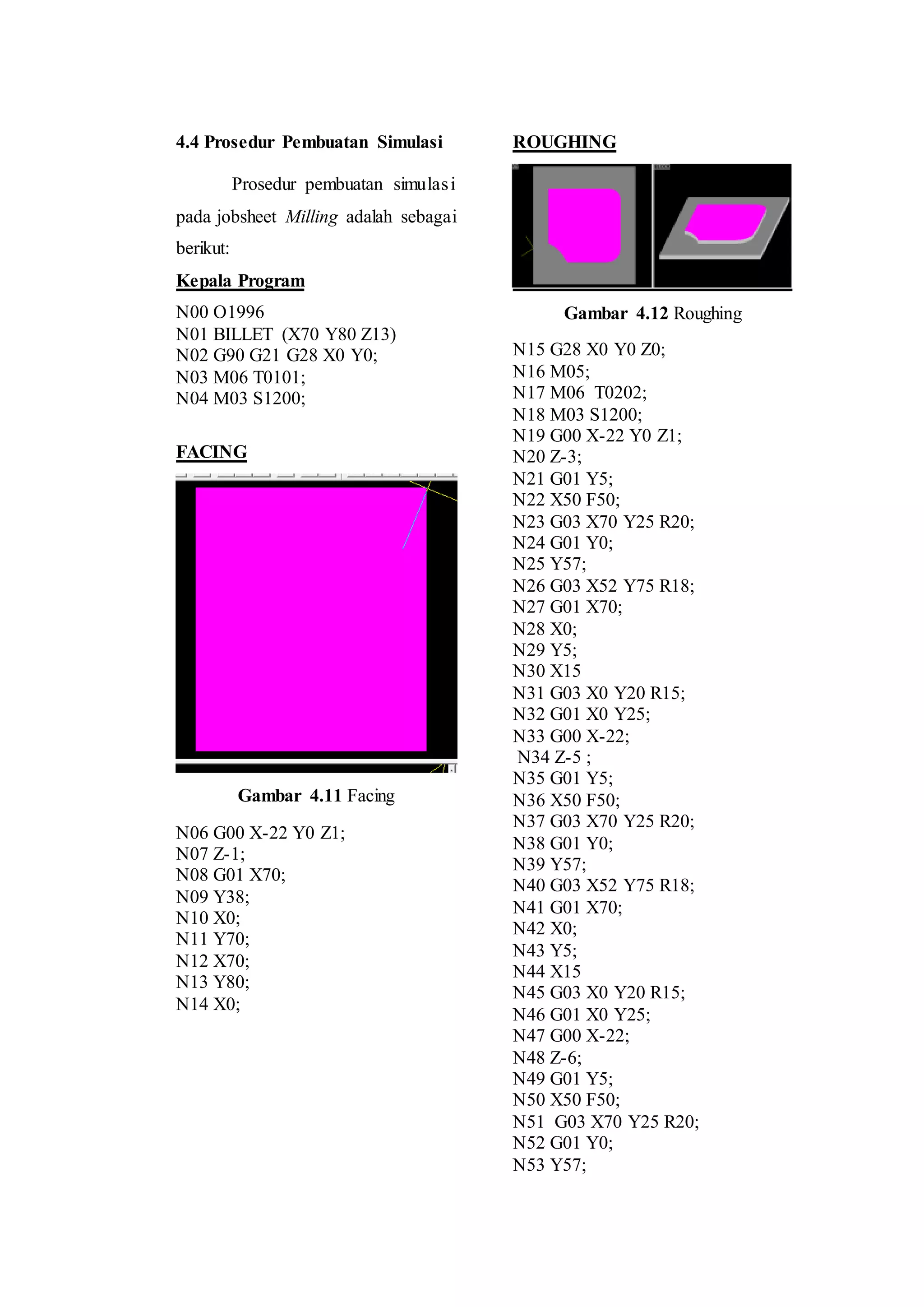 LAPORAN CNC MILLING DAN TURNING TEKNIK MESIN UNIVERSITAS RIAU | DOCX