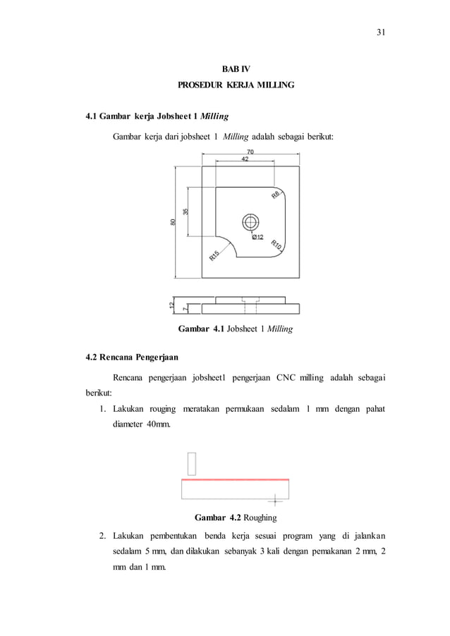 LAPORAN CNC MILLING DAN TURNING TEKNIK MESIN UNIVERSITAS RIAU | DOCX