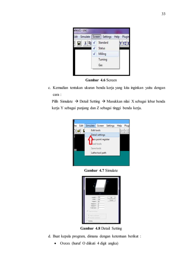 LAPORAN CNC MILLING DAN TURNING TEKNIK MESIN UNIVERSITAS RIAU | DOCX