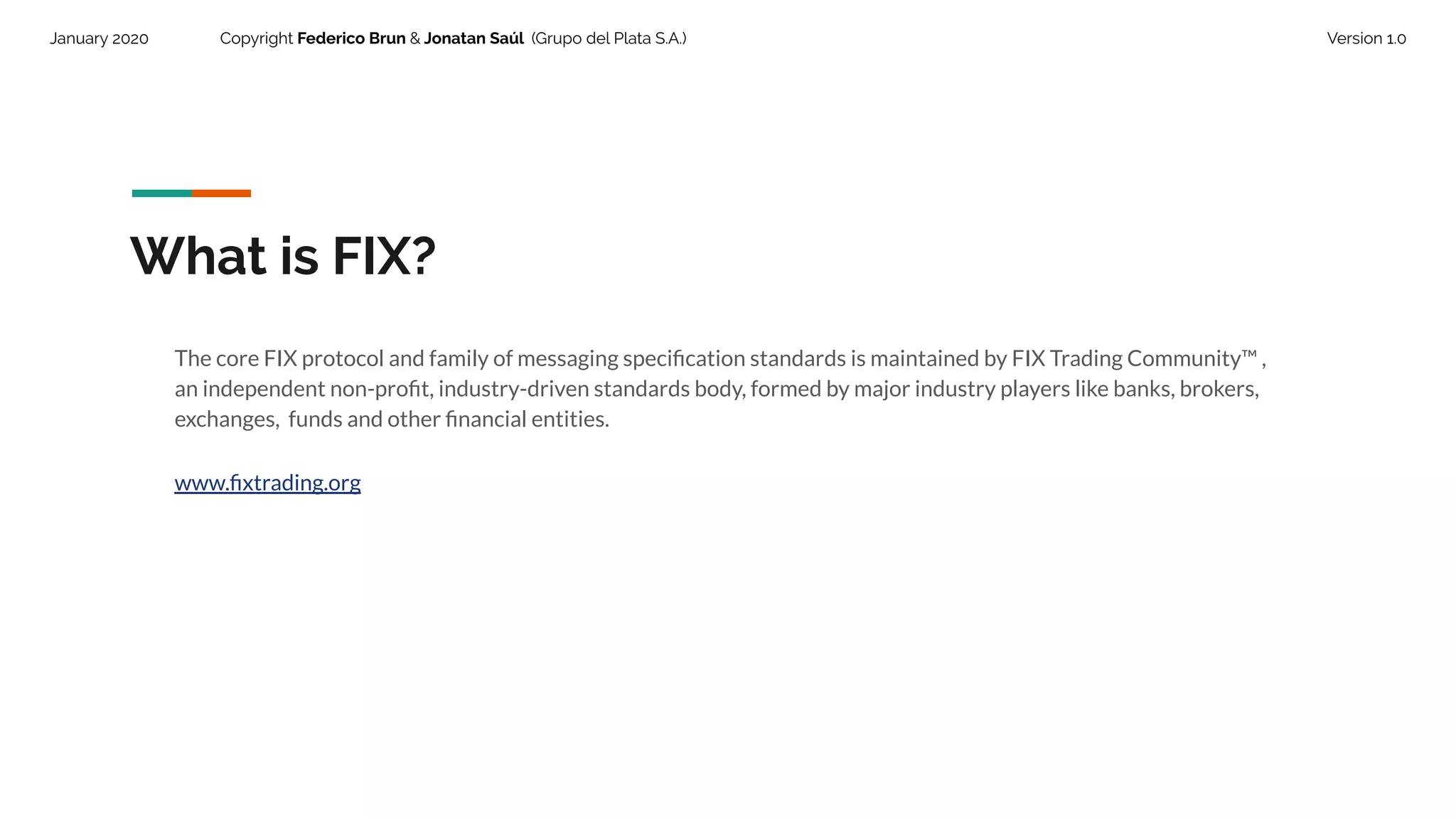 Financial Information Exchange (FIX) Protocol Introduction Guide | PDF