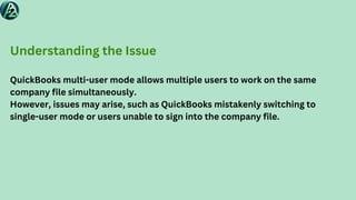 How to Troubleshoot Multi-User Mode Issues | PPT