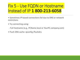 Fix Microsoft Remote Desktop Error 0x204 – Top 5 Solutions | PDF