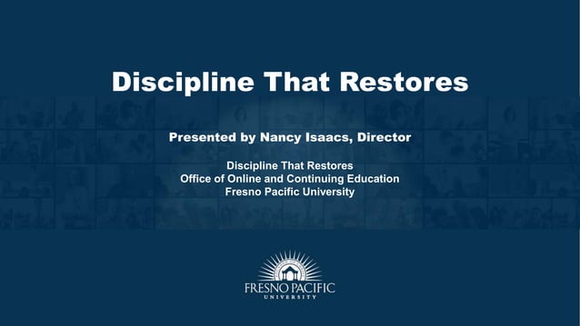 "Fix School Discipline" | PPT