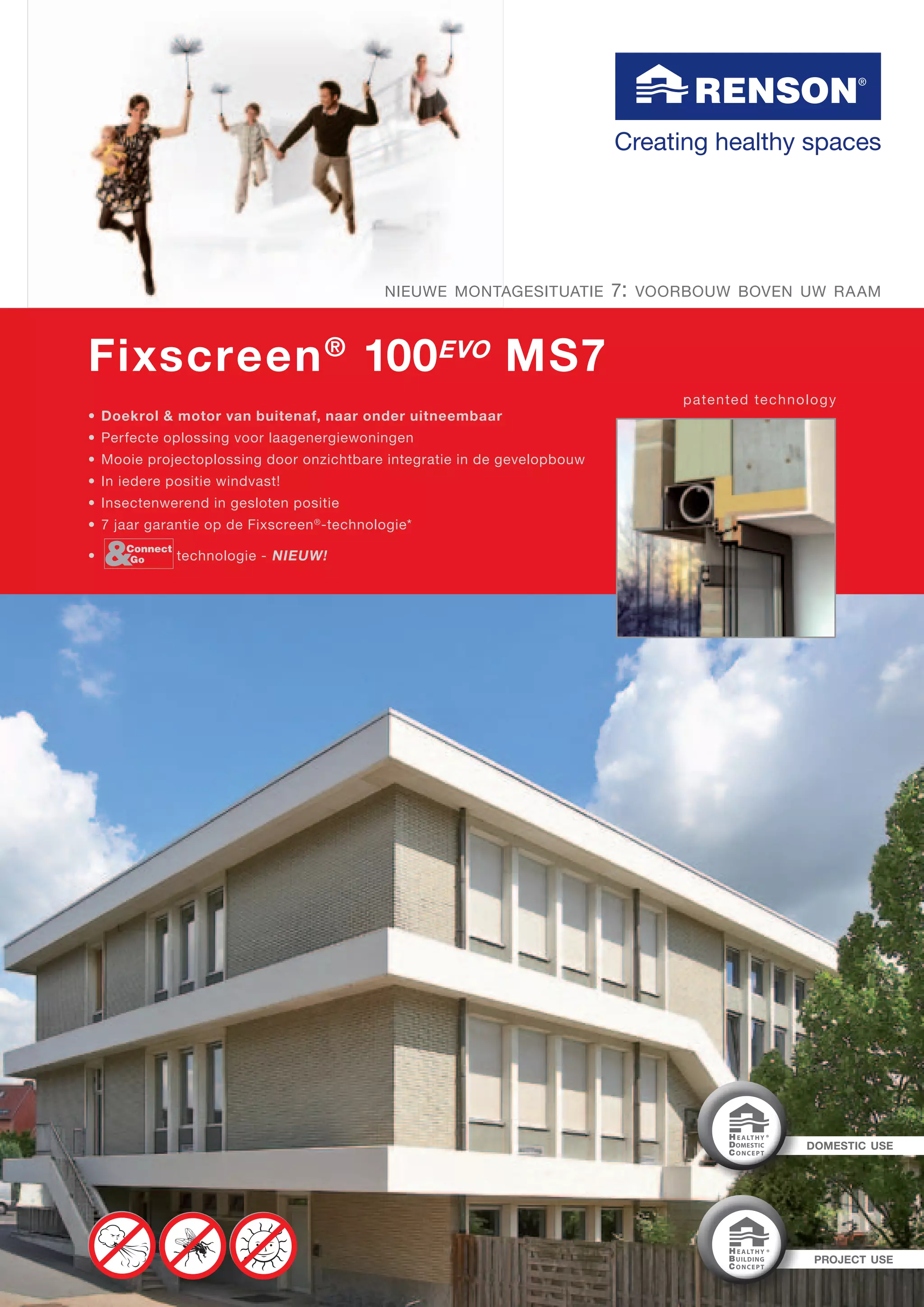 Renson - Fixscreen 100 evo ms7 | PDF