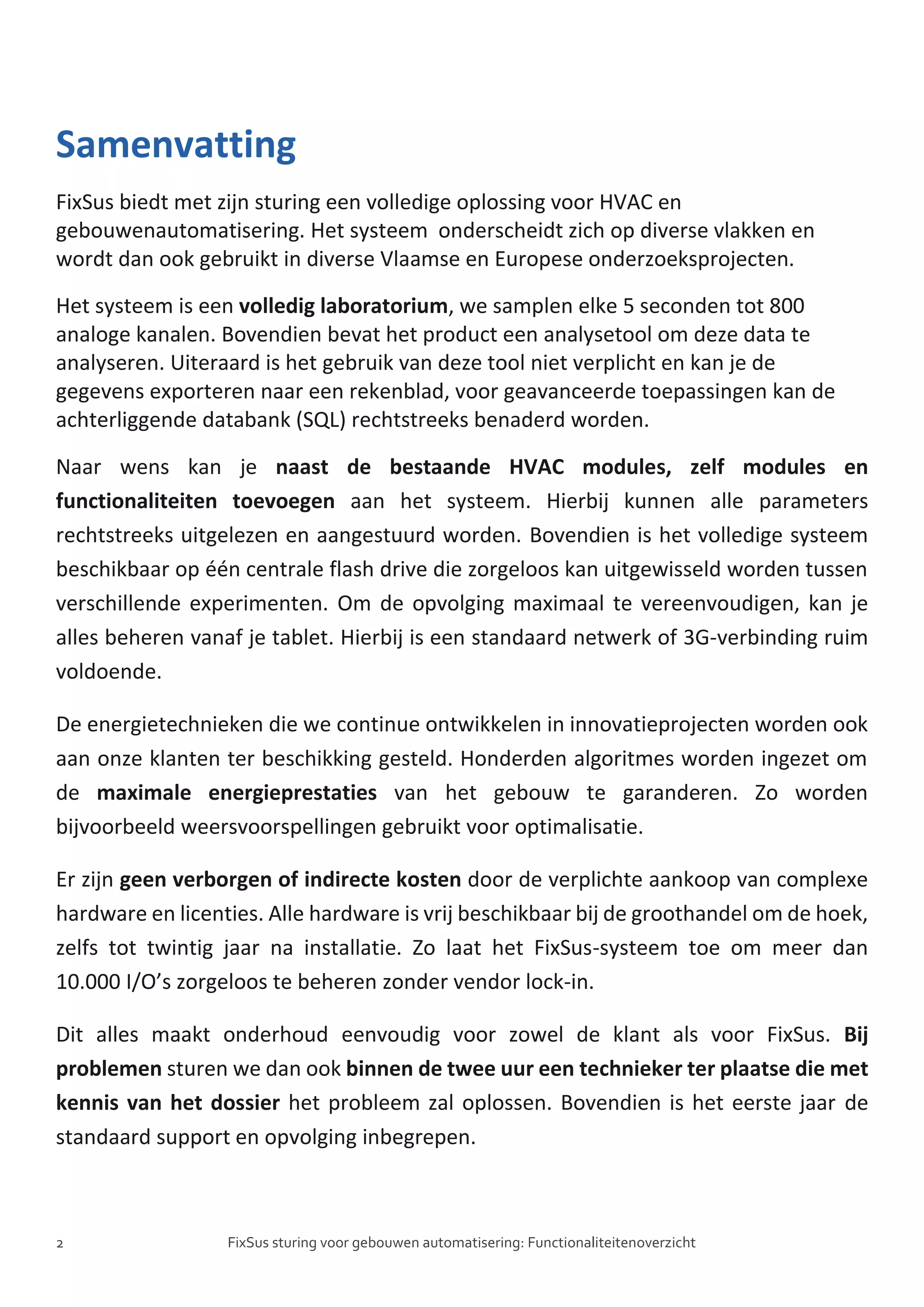 FixSus - Waarom kiezen voor een fixsus systeem-v12? | PDF