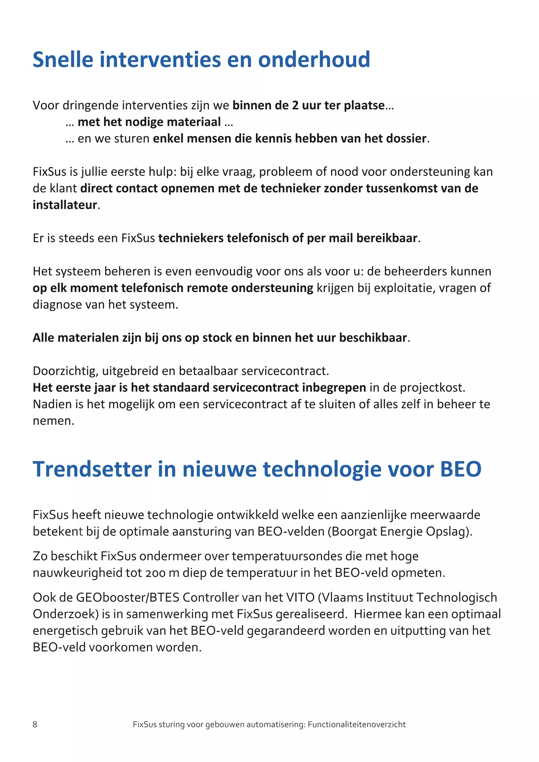 FixSus - Waarom kiezen voor een fixsus systeem-v12? | PDF