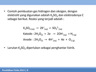 ppt elektrolisis | PPT