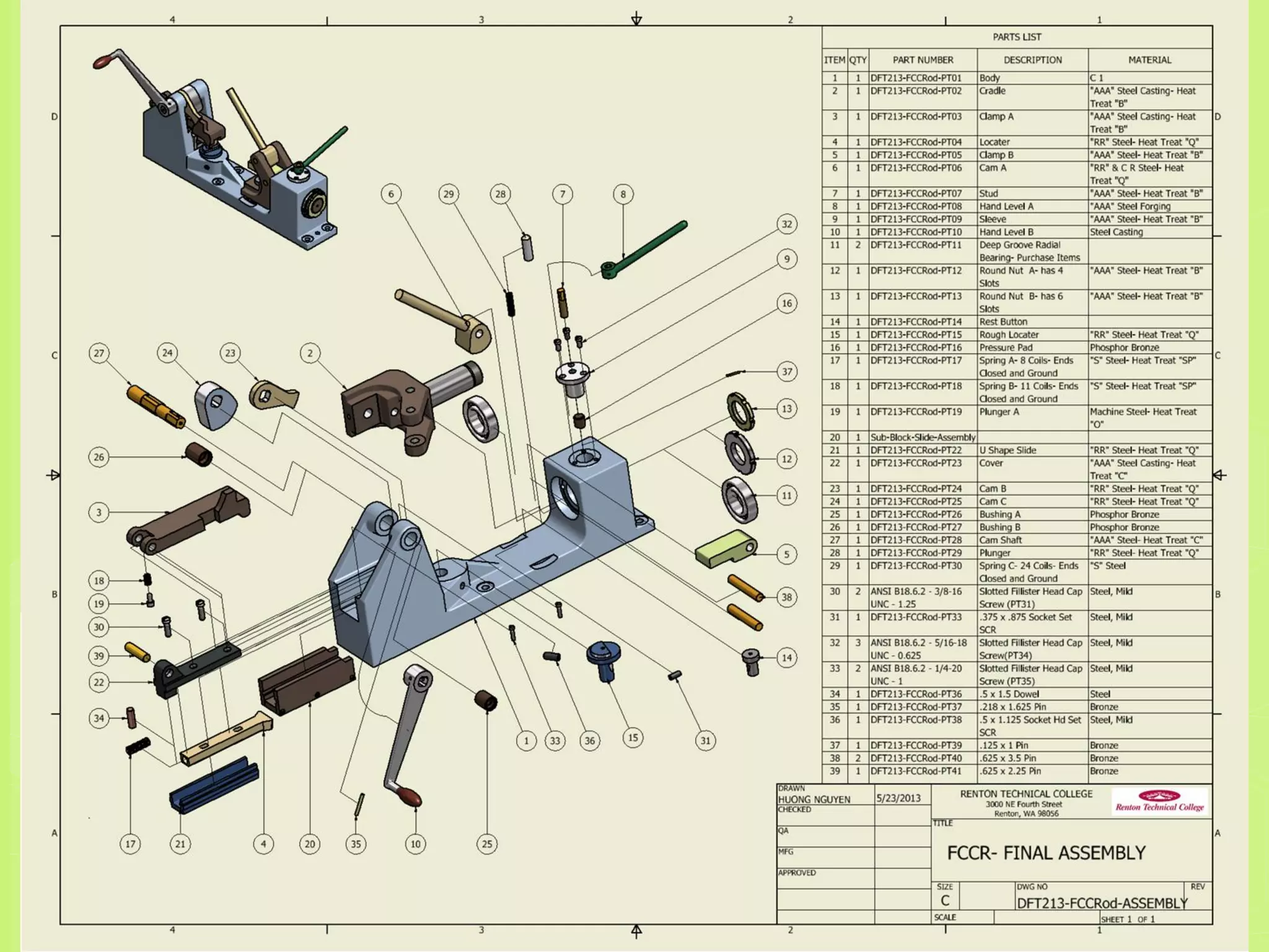 Fixture for centering connecting rod | PDF