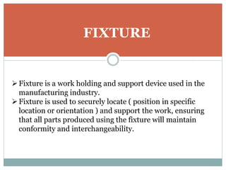 Fixture Designing | PPTX