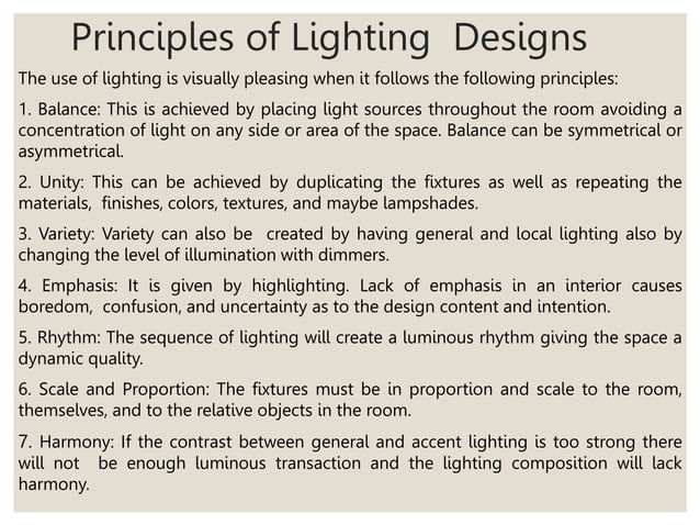 FIXTURE LIGHTS . power point presentation | PPTX