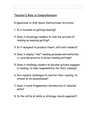 Fixup BDA Reading Chart | DOC