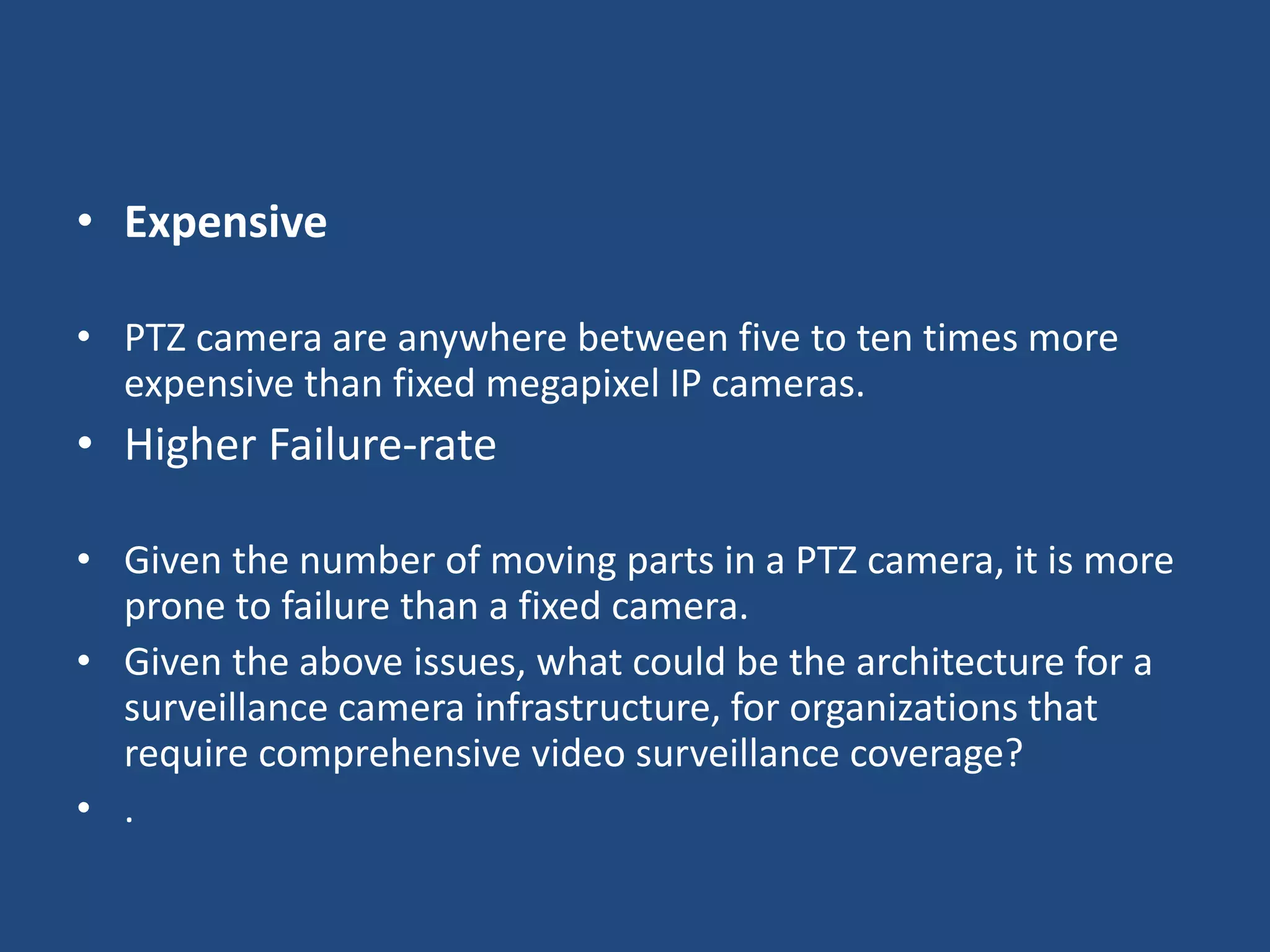 Fix vs PTZ CCTV Cameras | PPT