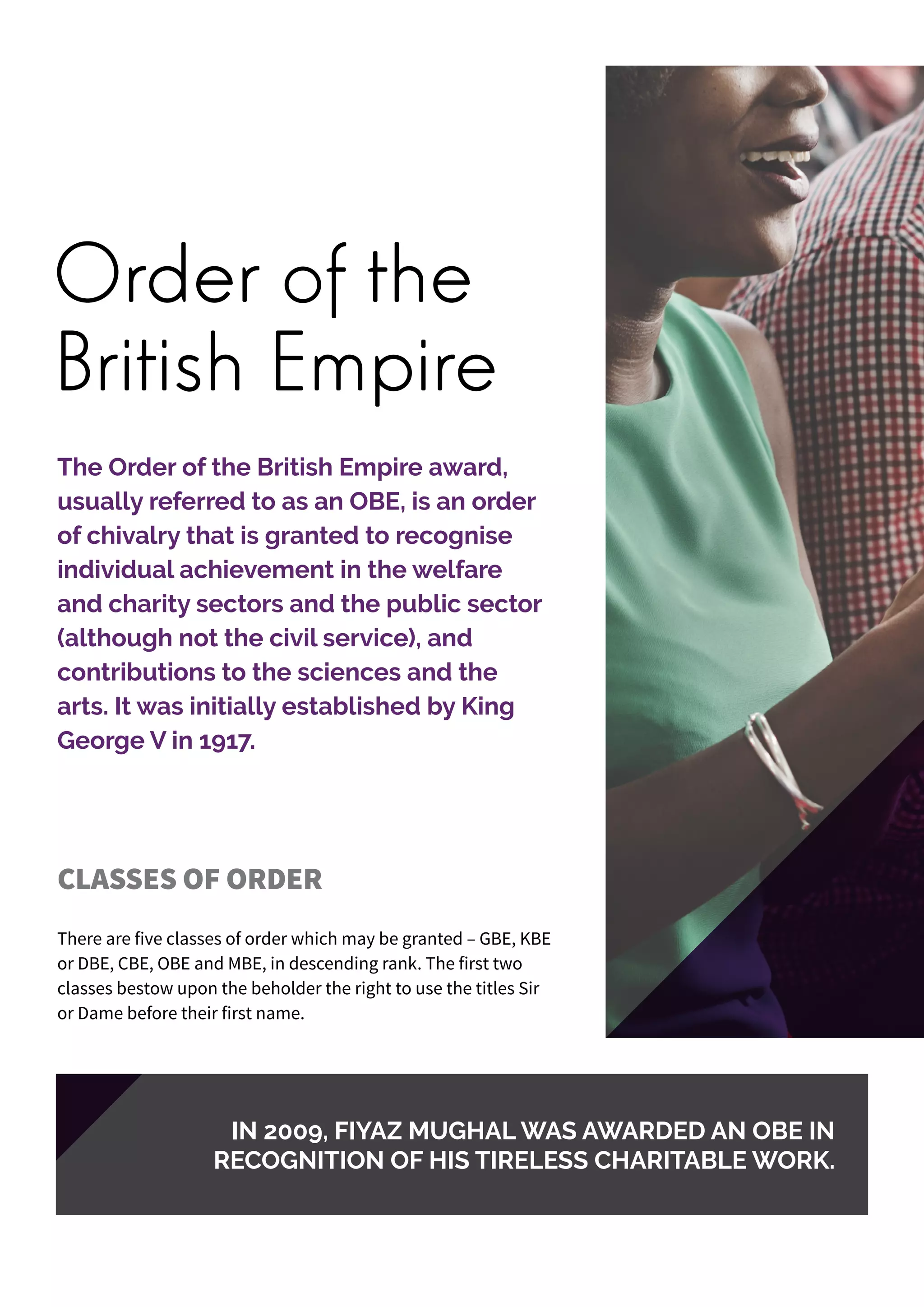 Order of the British Empire | PDF