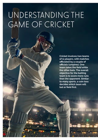 Understanding the Game of Cricket | PDF