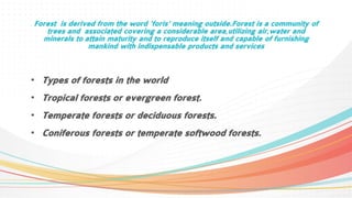 Forest resource | PPT