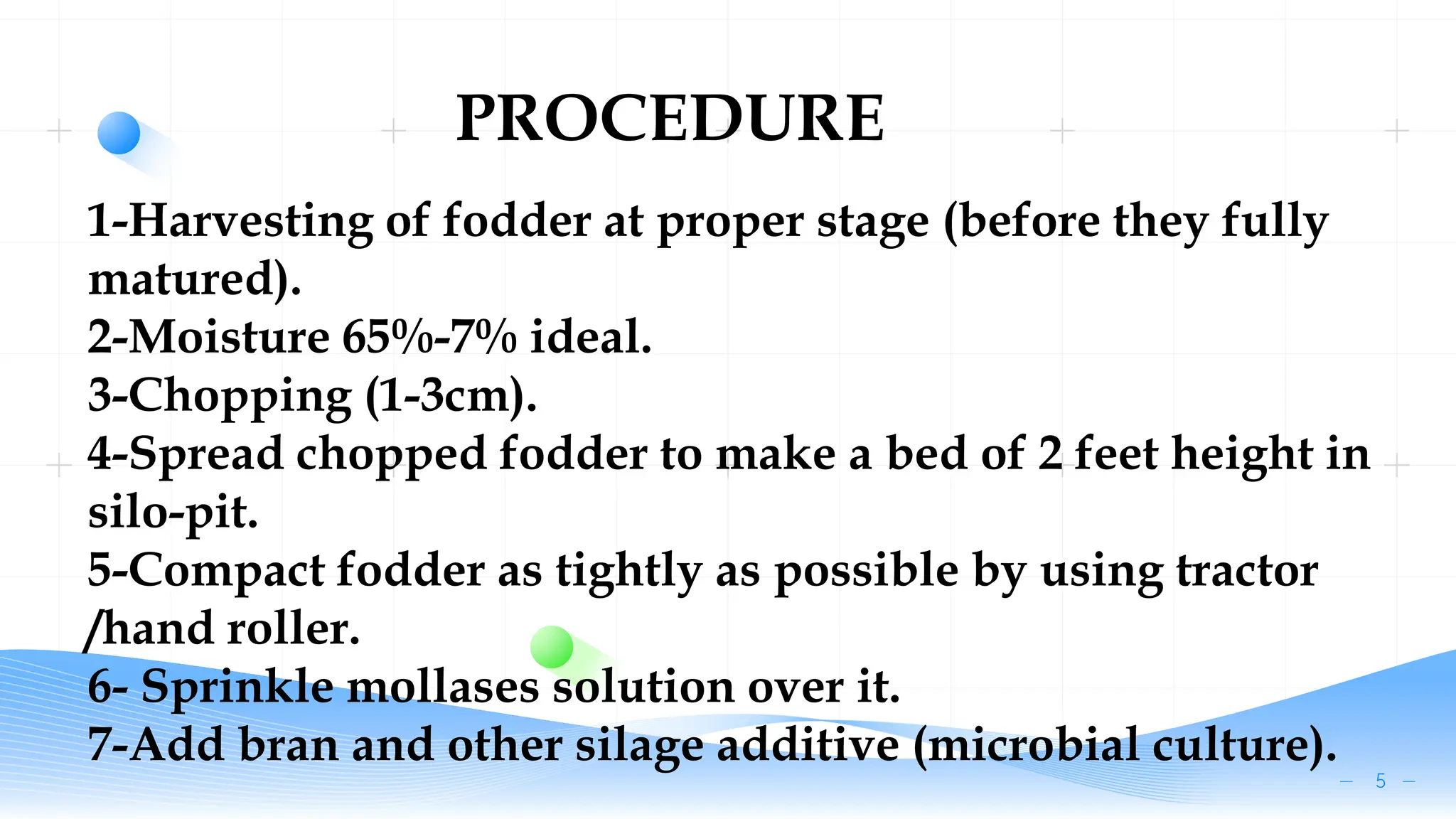PRESENTATION ON PRODUCTION AND SIGNIFICANCE OF SILAGE | PPTX