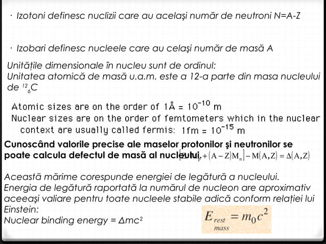 Fizica nucleului, radioactivitatea | PPT