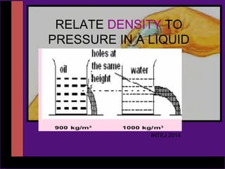Fizik 3.2 pressure in liquid f4 chapter3 | PPT