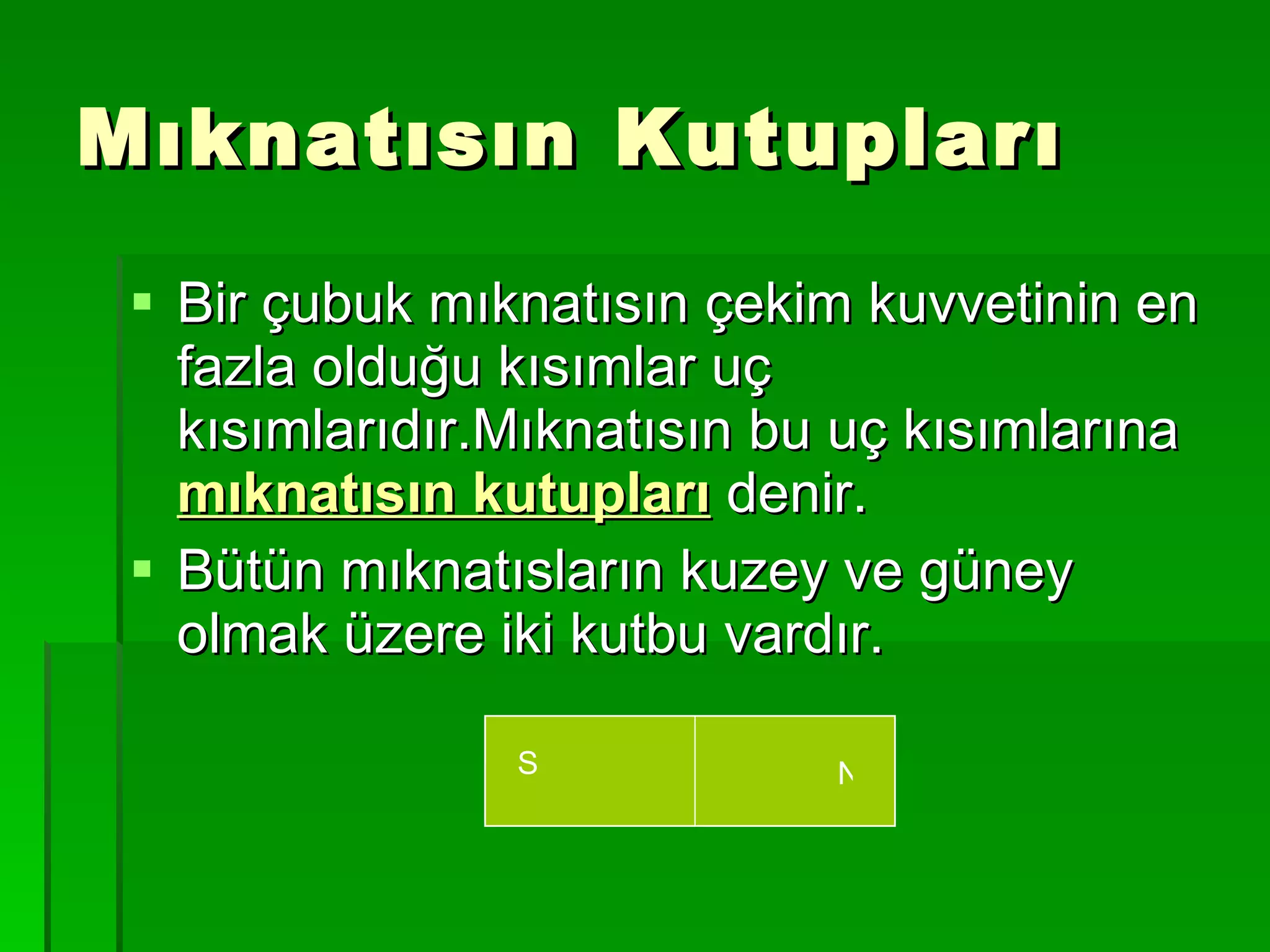 Fi̇zi̇k miknatis | PPT