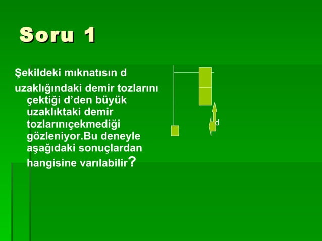 Fi̇zi̇k miknatis | PPT