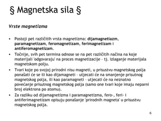 Fizika Magnetizam | PPT