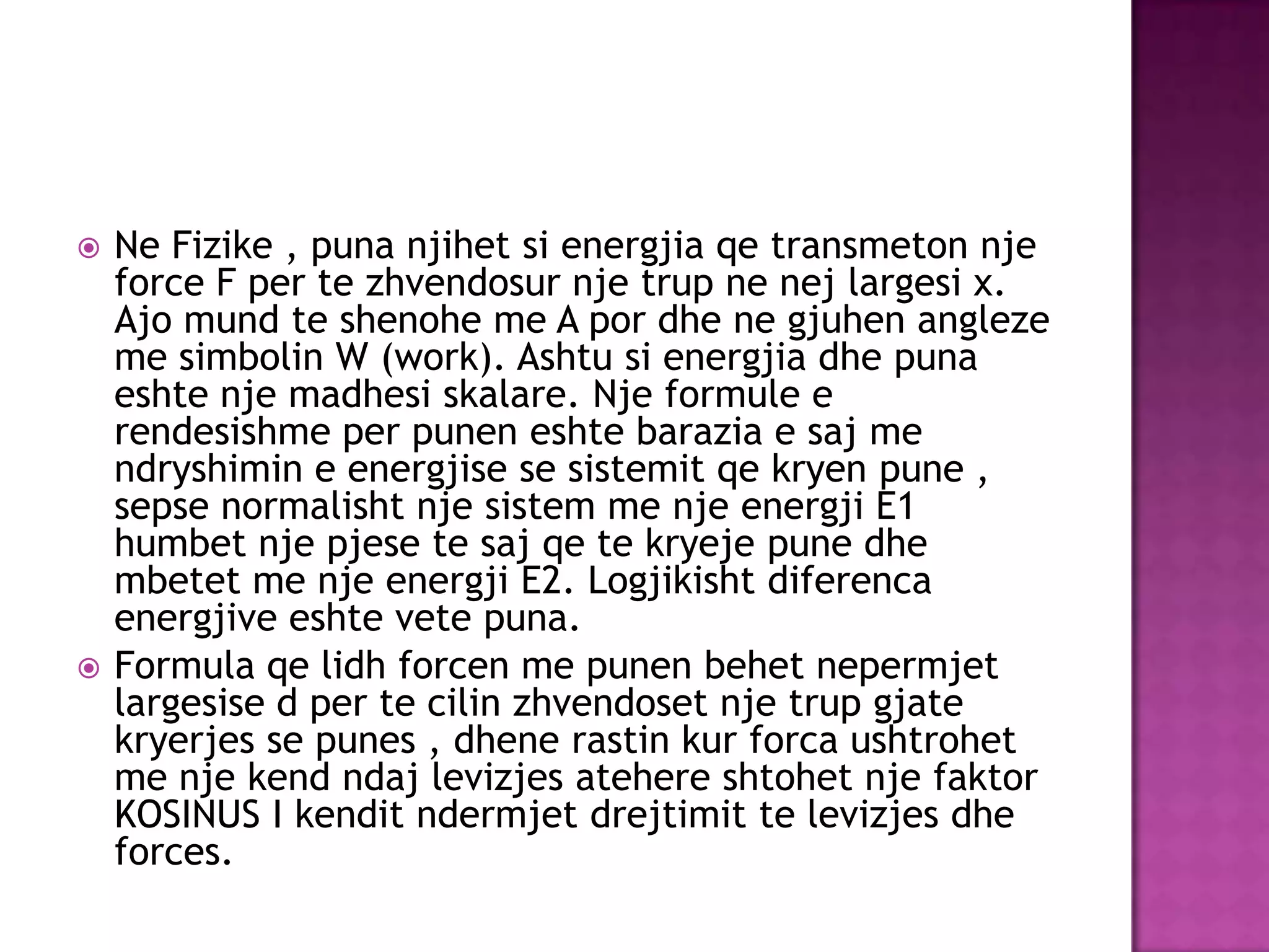 Fizika ne jeten e perditshme | PPTX