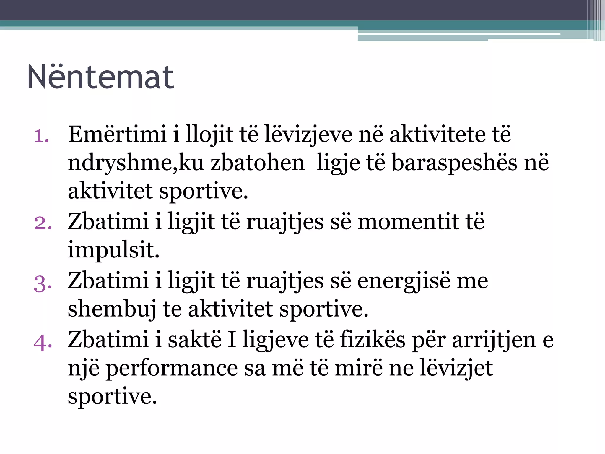 Fizike-Ruajtja e momentit kendor | PPTX