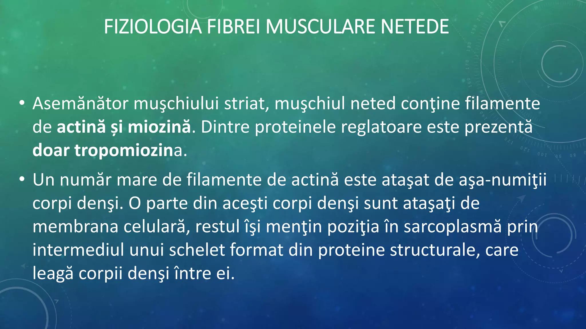 Fiziologia muschilor - Dr. Dana Zaha | PPT