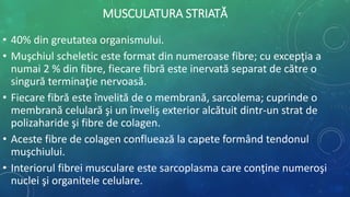 Fiziologia muschilor - Dr. Dana Zaha | PPT