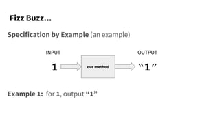 Test Driven Development with Fizz Buzz by Brian Bayer | PPT