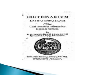 Fjalori latinisht – shqip dhe Apologji per Skenderbeun.pptx