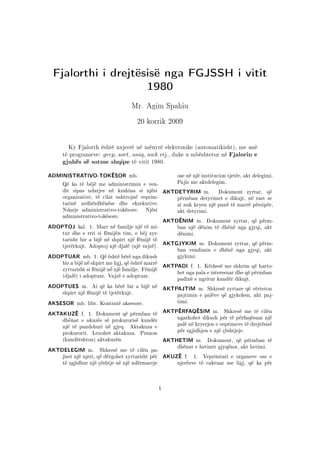 Fjalorth i Drejtësise | PDF