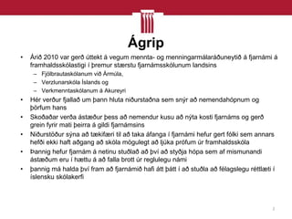 Fjarnam framhaldsskoli fel_rettlaeti | PPT