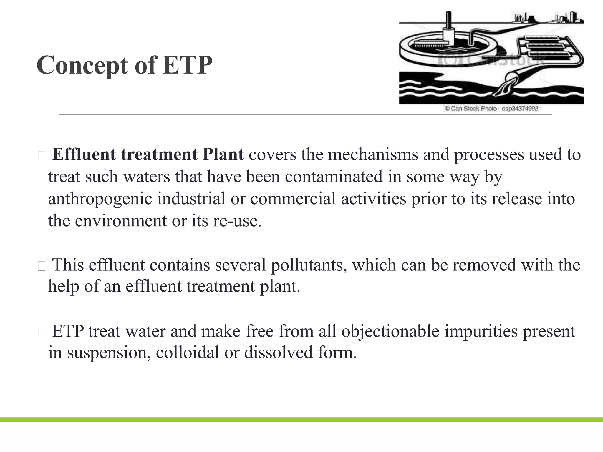 Presentation on ETP (Effluent Treatment Plant) | PPTX