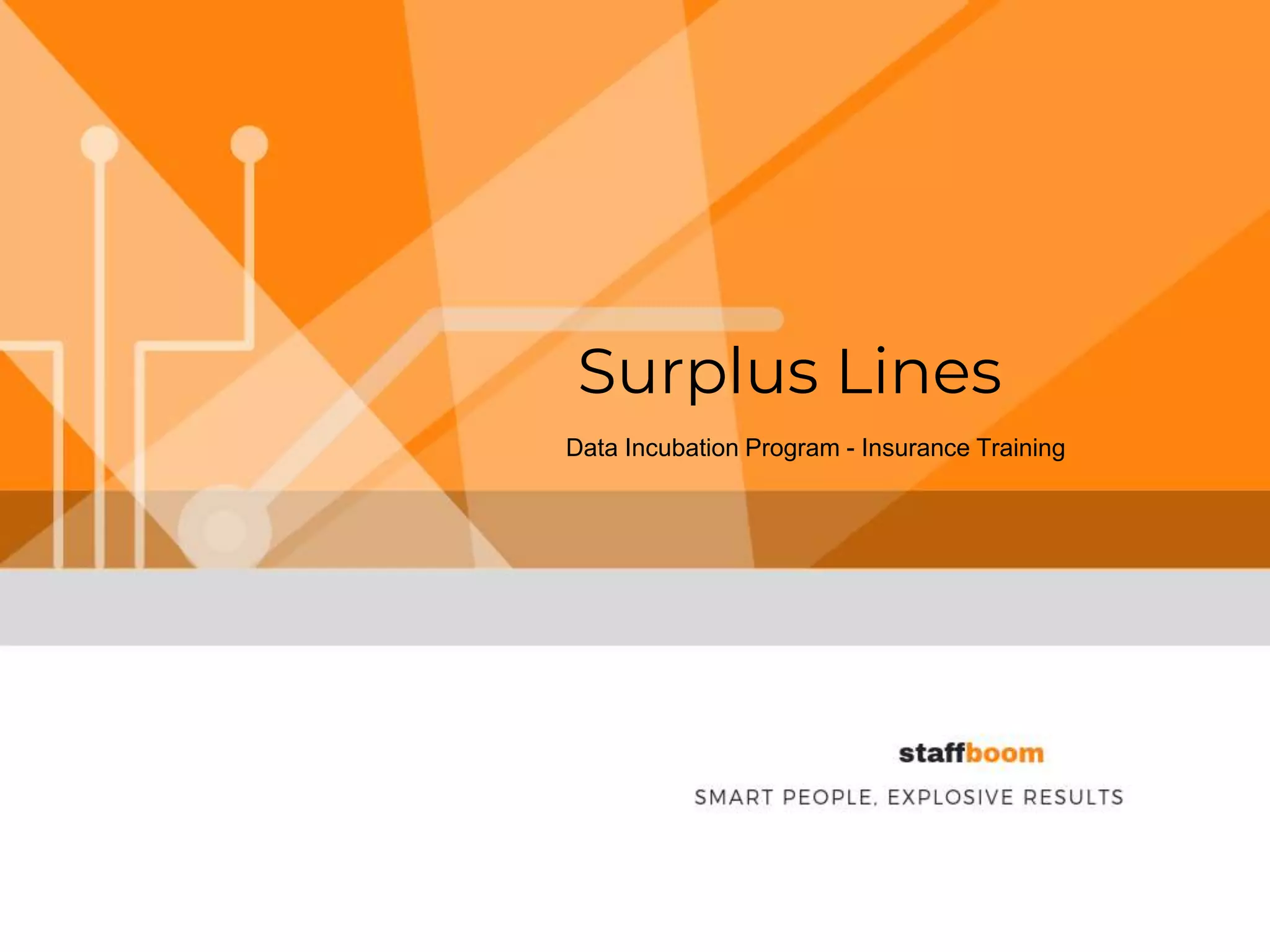 Surplus lines | PPTX