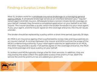 Surplus lines | PPT