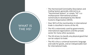 FJKC WCO HS conference presentation 2 May 2019 | PDF