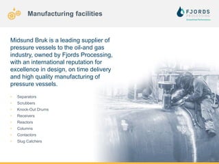 Fjords processing corporate presentation | PPT