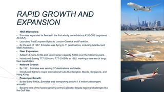 Emirates : From The Desert To The World | PPTX