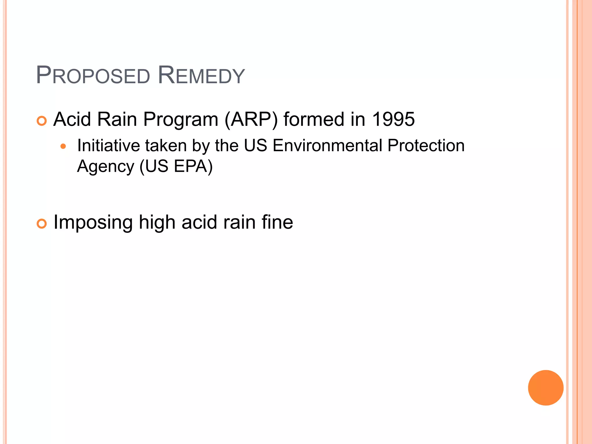 Acid Rain Program | PPTX