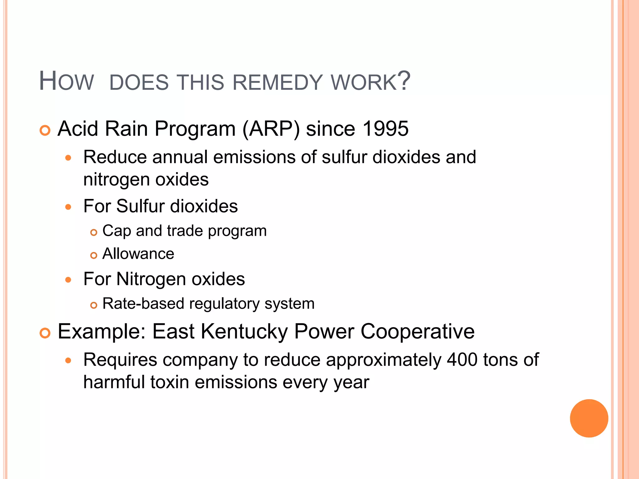 Acid Rain Program | PPTX