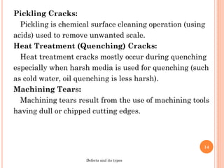 Defects and its types | PDF