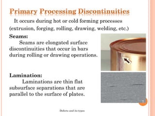 Defects and its types | PDF