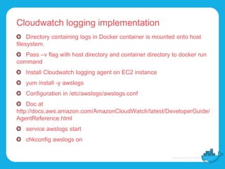 Experiences with AWS immutable deploys and job processing | PPTX