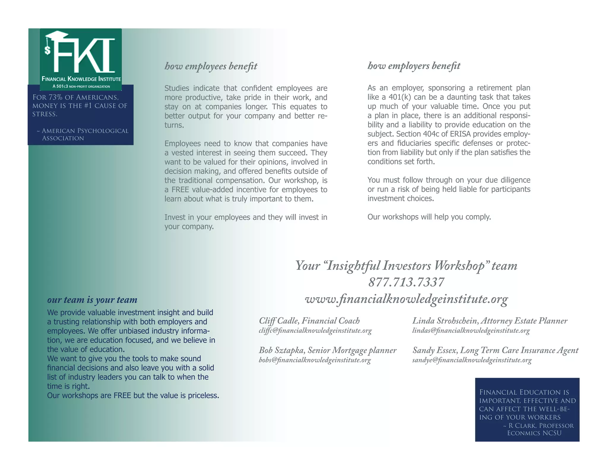 FKI Workshop Descriptions | PPT