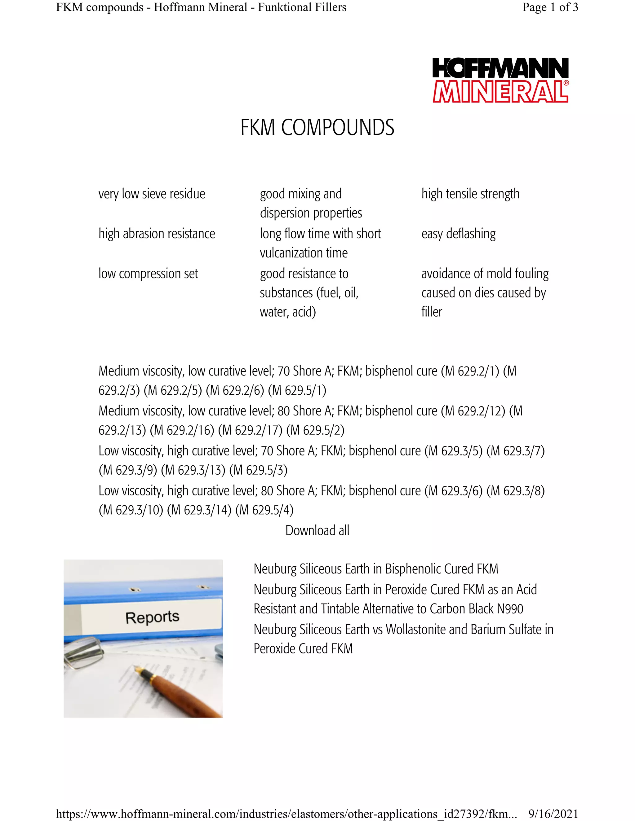 FKM compounds | PDF